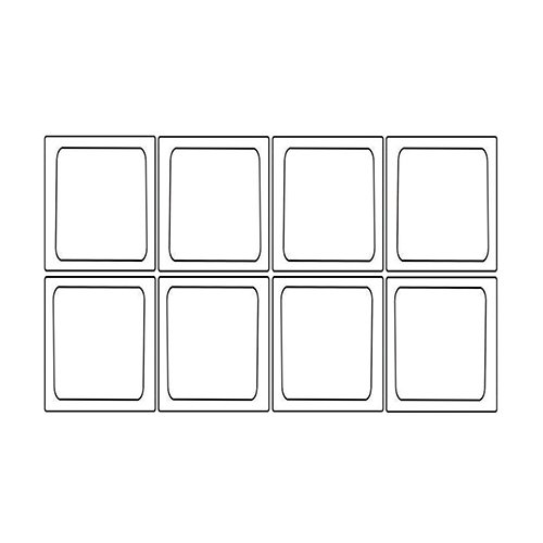 Cuba GN1/8 Transparente 16,12x13,17cm 1L - Cambro - DayHome